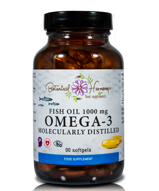 Botanical Harmony Omega 3 Fish Oil 1000mg x 90 Softgels | Epharmadora
