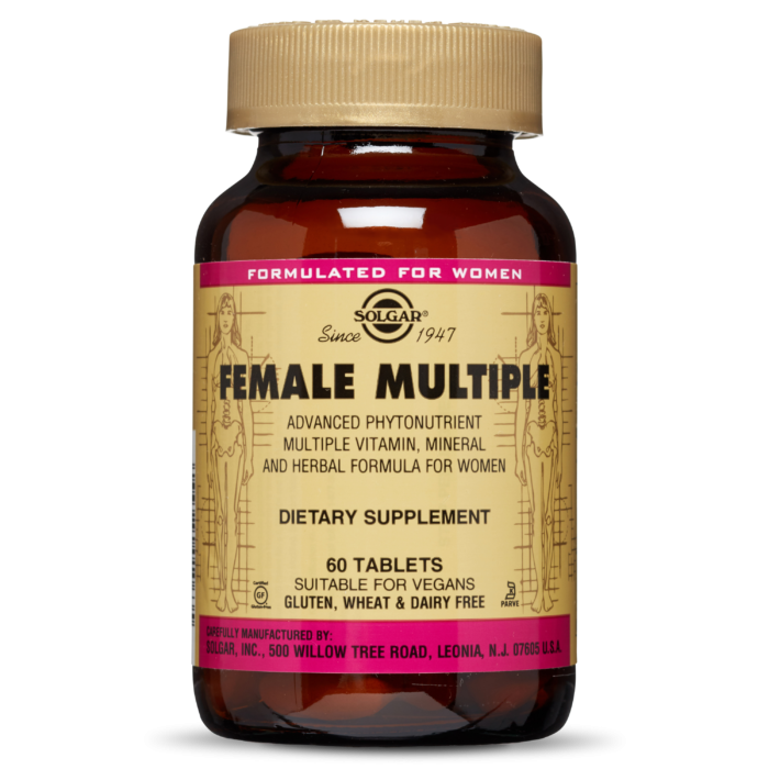 Solgar Female Multiple x 60 Tablets - Advanced Multivitamin & Mineral ...