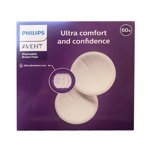 PHILIPS AVENT SCF254/61 DISPOSABLE BREAST PADS 60S | Epharmadora