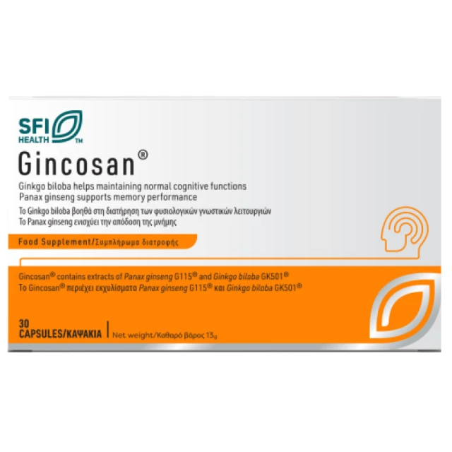 SFI HEALTH GINCOSAN CAPSULES 30S | Epharmadora