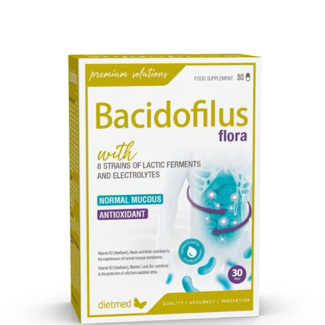 Dietmed Bacidofilus Flora 30 Capsules | Epharmadora