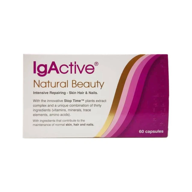 IgActive Natural Beauty 60 Tablets, Intensive Repairing Hair-Skin-Nails ...