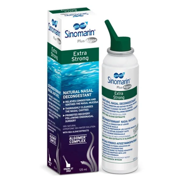 Sinomarin Plus Algae Extra Strong Nasal Spray 125ml | Epharmadora