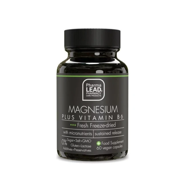 Pharmalead Magnesium Plus Vitamin B6 Vegan 60 Capsules | Epharmadora